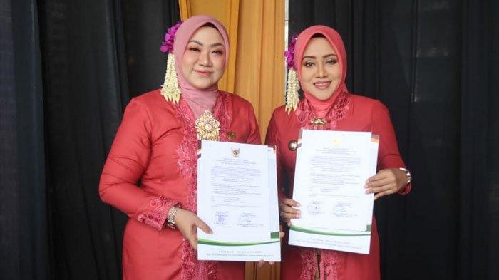 Duet Duo Srikandi Ikfina dan Ayni Zuroh saat Pemkab Mojokerto Raih Opini WTP 10 Kali Berturut ...