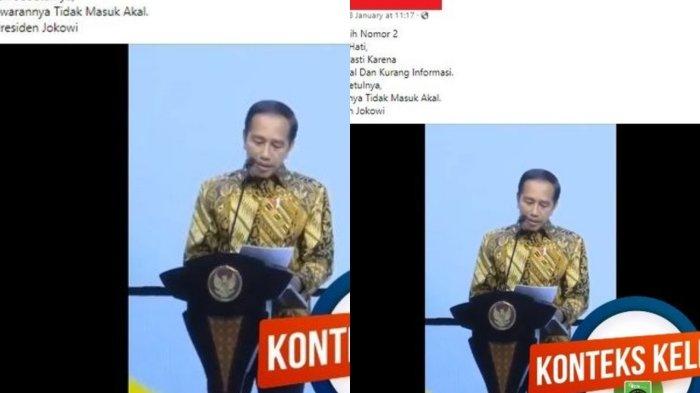 CEK FAKTA: Video Jokowi Sebut yang Pilih Nomor 2 Hati-hati, Pidato Lengkap Presiden Terungkap ...