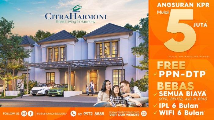 CitraHarmoni Sidoarjo Akan Luncurkan Rumah 2 Lantai Desain Tropical Modern - Tribunjatim.com