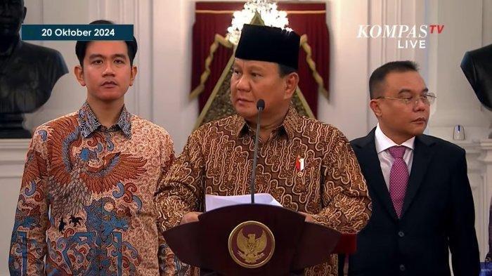Daftar Menteri Kabinet Merah Putih Prabowo, Ada 53 Anggota, Cak Imin hingga Bahlil Lahadalia ...