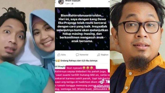 Dewa Eka P Curhat usai Viral Cerai Wiwin Supiyah, Minta Dimaafkan, Kontrak Kerja Banyak yang ...