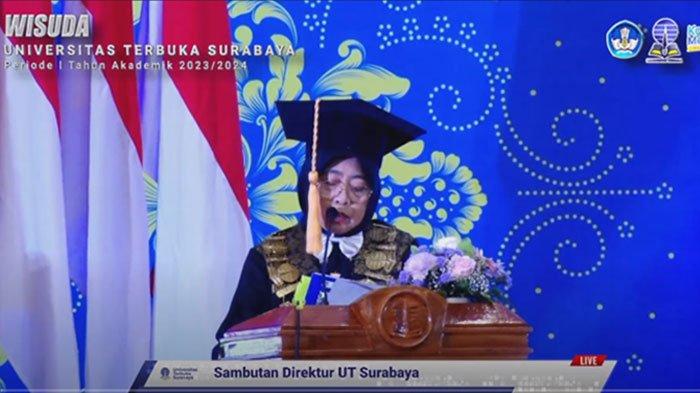 1.572 Wisudawan Ikuti Wisuda Universitas Terbuka Surabaya - Tribunjatim.com