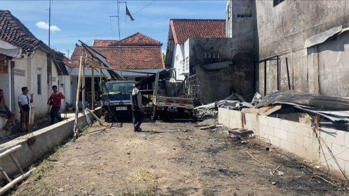Kebakaran Warung dan Gudang Toko Bib-bib Ponorogo, Kerugian Capai Rp 400 Juta - Tribunjatim.com
