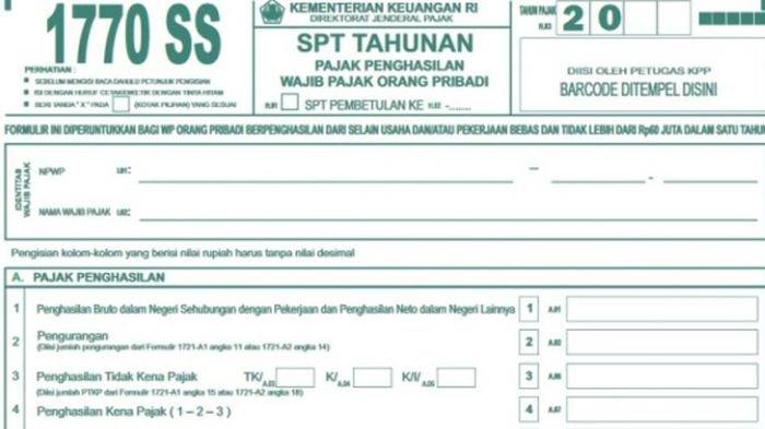Cara Mengisi SPT 1770 SS dan SPT 1770 S, Pelaporan SPT Tahunan Pribadi ... Cara Mengisi SPT 1770 SS dan SPT 1770 S, Pelaporan SPT Tahunan Pribadi ...