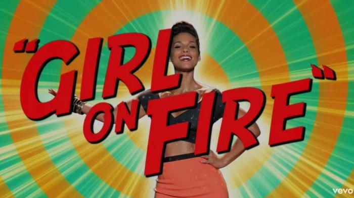Lirik Lagu Girl On Fire - Alicia Keys dan Terjemahannya: She's Just A ...