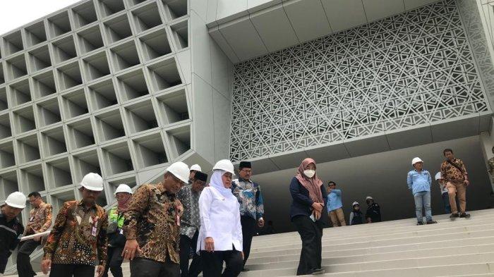Khofifah Tinjau Pembangunan Masjid Islamic Center Surabaya, Siap ...