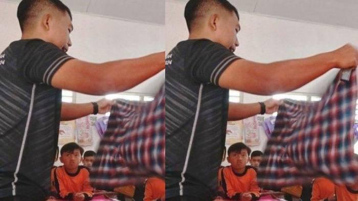 Sosok Guru PJOK Ajarkan Siswa SD Setrika dan Lipat Baju Sendiri Viral, Diapresiasi Disdik ...