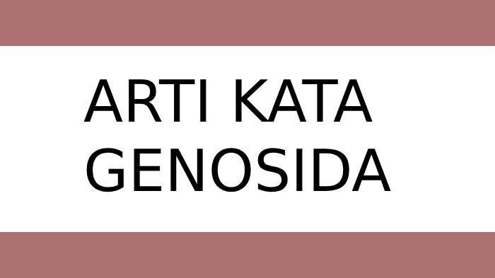 Arti Kata Genosida Terkait Konflik Palestina dan Israel, Dilengkapi 5 ...