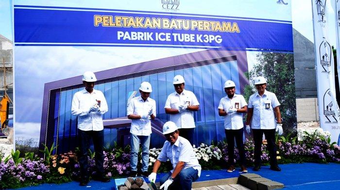K3PG Dirikan Pabrik Ice Tube di KIG, Ada Harapan saat Peletakan Batu Pertama Pembangunan ...