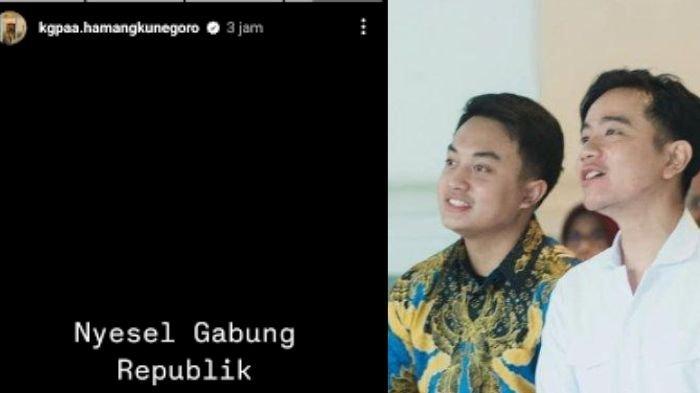 4 Alasan Putra Mahkota Solo Bikin Status 'Nyesel Gabung Republik', Pihak Keraton Sebut Kritikan ...