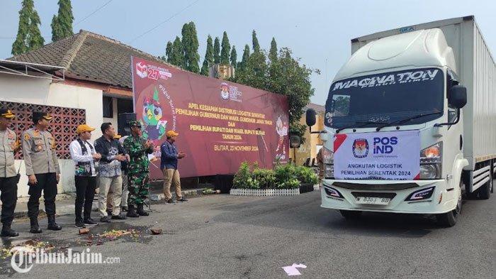 KPU Kabupaten Blitar Targetkan Distribusi Logistik Pilkada ke Kecamatan Selesai 2 Hari ...