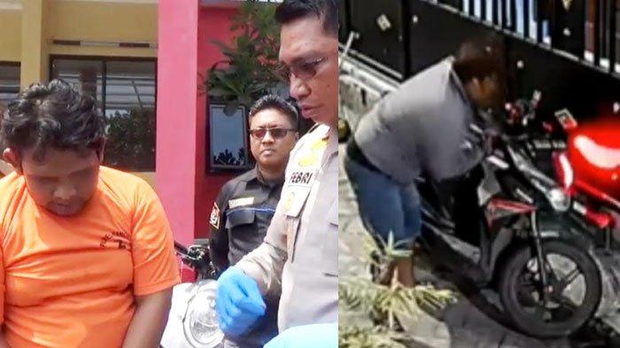 Wajah Maling Motor Asal Bangkalan Ini Kerap Terekam CCTV, Ada 6 TKP Termasuk di Semampir ...