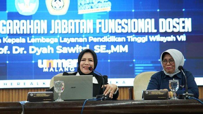 Sambangi UNMER Malang, Kepala LLDIKTI Wilayah VII Jawa Timur Beri Arahan Jabatan Fungsional ...