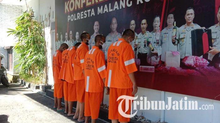 Polisi Berhasil Bongkar Jaringan Narkoba di Malang, Lima Tersangka Diciduk - Tribunjatim.com