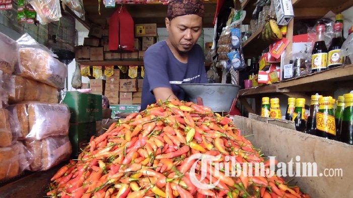 Mendekati Ramadan, Harga Cabai Rawit di Kota Blitar Sudah Tembus Rp 70 Ribu per Kg - Tribunjatim.com