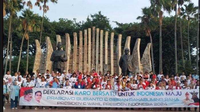 Sinergitas Masyarakat Adat Karo Deklarasi Dukung Prabowo-Gibran Presiden 2024 - Tribunjatim.com