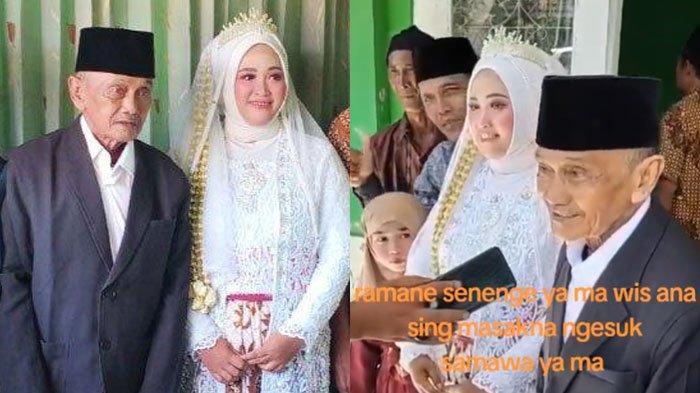 Senyum Mbah Topik Nikah Ke-4 Kali di Usia 78 Tahun, Duda Sudah 29 Tahun Kini Dapat Wanita Muda ...
