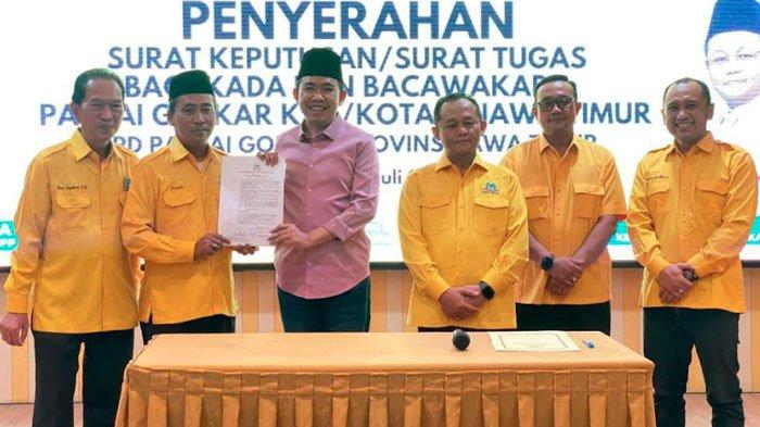 Jadi Partai ke-7, Golkar Beri Surat Tugas Gus Fawait untuk Pilkada Jember 2024 - Tribunjatim.com