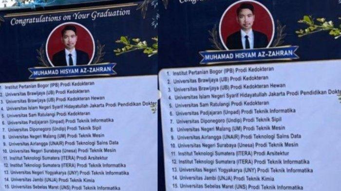 Hisyam Siswa Sukabumi Diterima di 18 Universitas Bergengsi, Pilih Abaikan Univ The George ...
