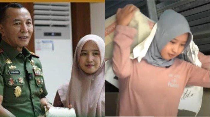Sisi Lain Nuraini Gadis Pemanggul Semen Puluhan Kilo, Kerja Tak Cuma Kuli, Kini Ditemui Pangdam ...