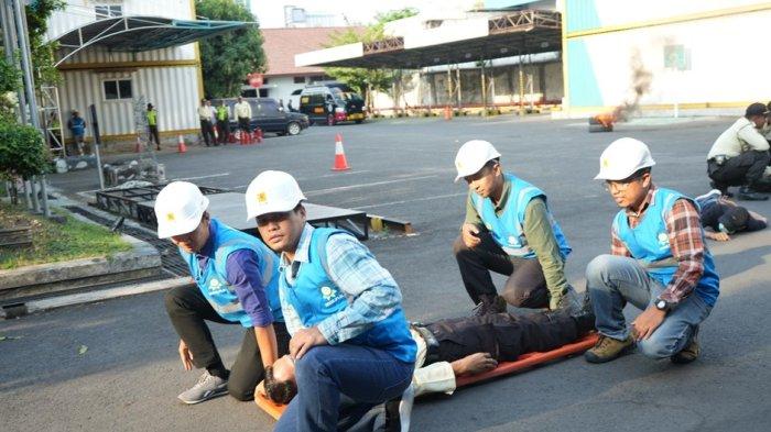 PLN UIP JBTB Gelar Simulasi Tanggap Darurat Pengamanan Obyek Vital Nasional - Tribunjatim.com