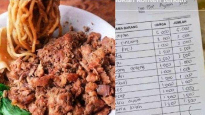 Pantas Harga Mi Ayam Cuma Rp 5000, Sendok, Garpu Hingga Pelengkap ...