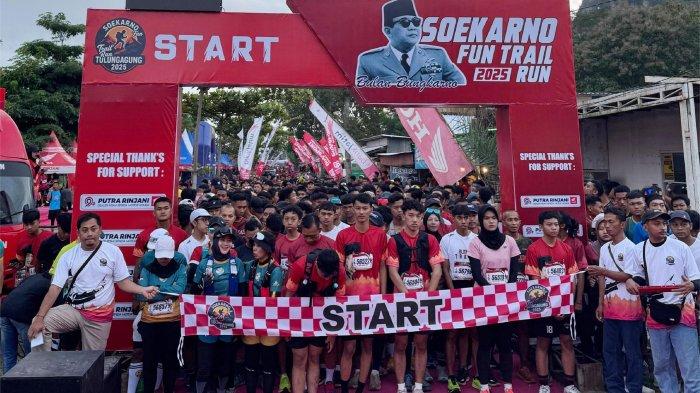 Lebih 900 Pelari Ikut Serta Soekarno Fun Trail Run 2025 di Kawasan ...