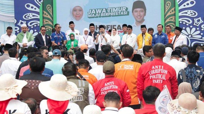 Parpol Koalisi Targetkan Kemenangan Khofifah-Emil di Pilgub Jatim 2024 Sebesar 70 Persen ...