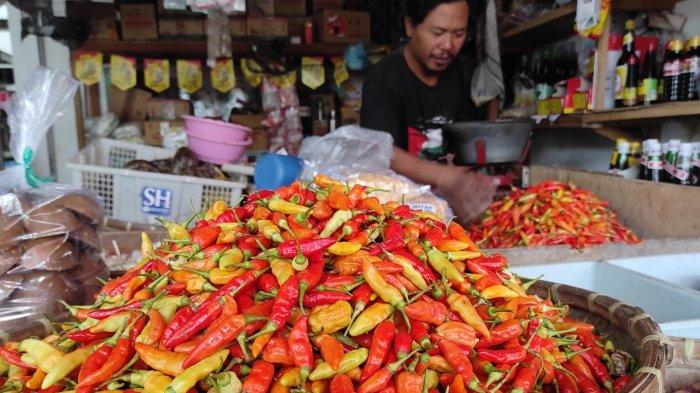 Awal Tahun Baru, Harga Cabai di Kota Blitar Melambung Tinggi, Tembus Rp 60 Ribu/Kg - Tribunjatim.com