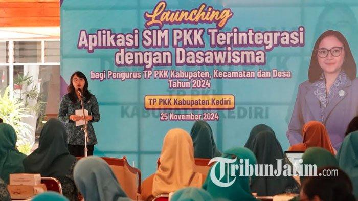 TP PKK Kediri Luncurkan Aplikasi SIM PKK Berbasis Website, Mbak Cicha ...