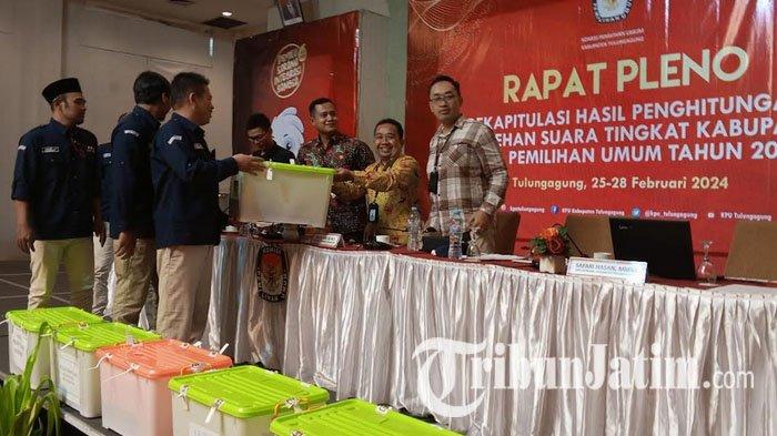Hasil Rekapitulasi KPU untuk DPRD Tulungagung Dapil 4, Dikuasai PDIP, Ini Daftar Caleg yang ...