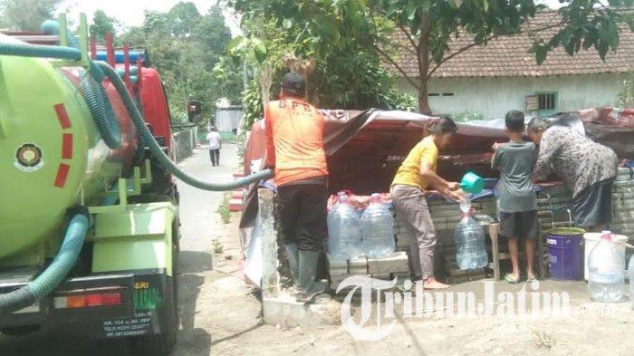 Jumlah Warga Terdampak Kekeringan di Blitar Bertambah, BPBD Terus Suplai Kebutuhan Air ...