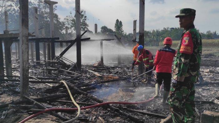 Kebakaran Kandang Ayam di Blitar Diduga Akibat Korsleting Listrik - Tribunjatim.com