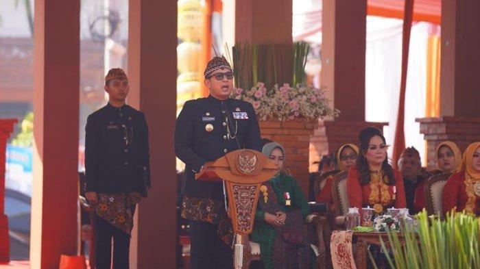 Keunikan Upacara HUT Kota Mojokerto ke-106 Pakai Bahasa Jawa Kuno, Pj ...