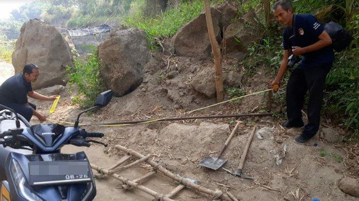 Hendak Gali Pasir Manual, Penambang Tradisional di Mojokerto Tewas Tertimpa Batu - Tribunjatim.com