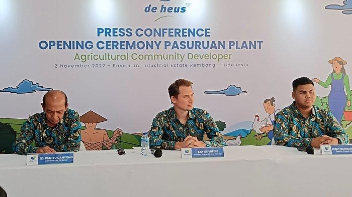 Kembangkan Komunitas Agrikultural Berkelanjutan, De Heus Buka Pabrik ke ...