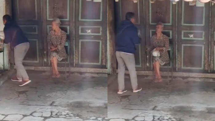 Pria Salatiga Beri Lansia Bingkisan Dus Besar, seusai Foto Ditukar Kresek Kecil: Niki Kangge ...