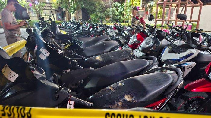 Razia Balap Liar di Sidoarjo, Ratusan Remaja Diamankan, Kendaraan Tak Standart Diangkut ...