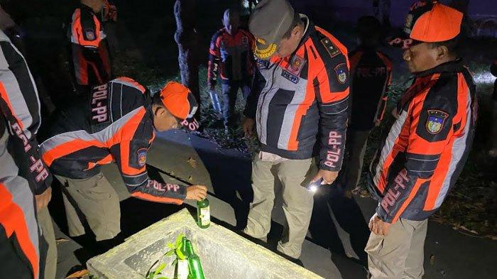 Razia Angkringan di SLG Kediri, Petugas Temukan Miras hingga Pekerja Anak - Tribunjatim.com