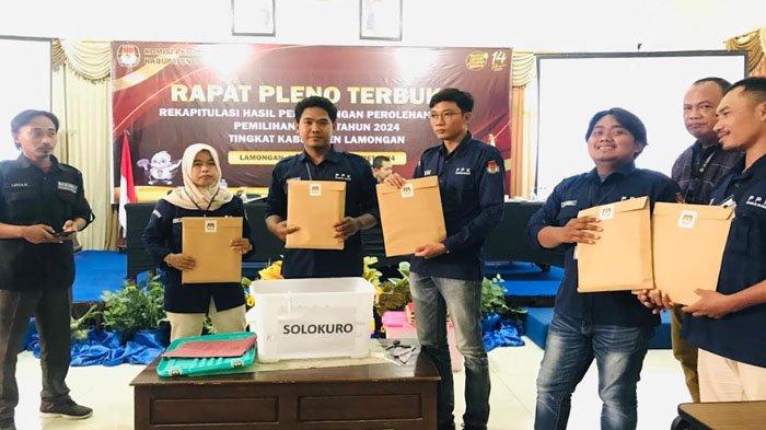 Saksi Pasloin 01 dan 03 di Lamongan Kompak Tolak Tanda Tangani Hasil Rekapitulasi Kabupaten ...