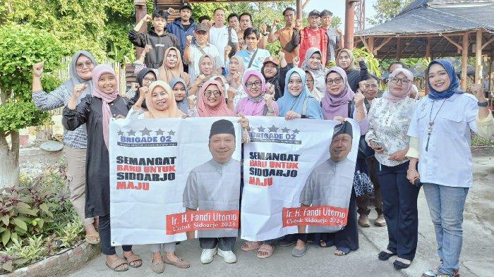 Relawan Brigade 02 Prabowo-Gibran Dukung Fandi Utomo Maju Pilkada Sidoarjo 2024 - Tribunjatim.com