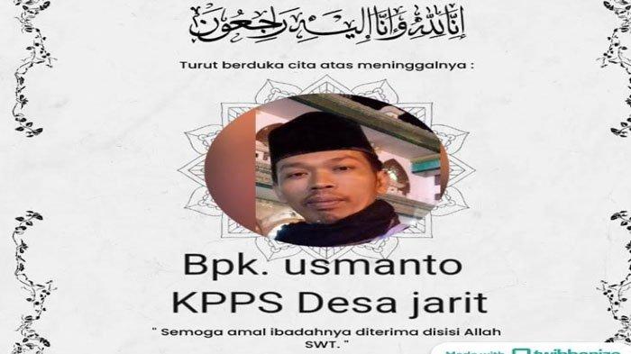 Kabar Duka, Anggota KPPS di Lumajang Meninggal di Usia 40 Tahun, KPU ...