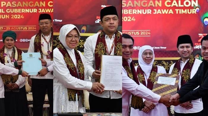 Sosok Cagub-Cawagub Pilkada Jatim 2024, 3 Srikandi Khofifah-Risma-Luluk, Disertai Harta ...