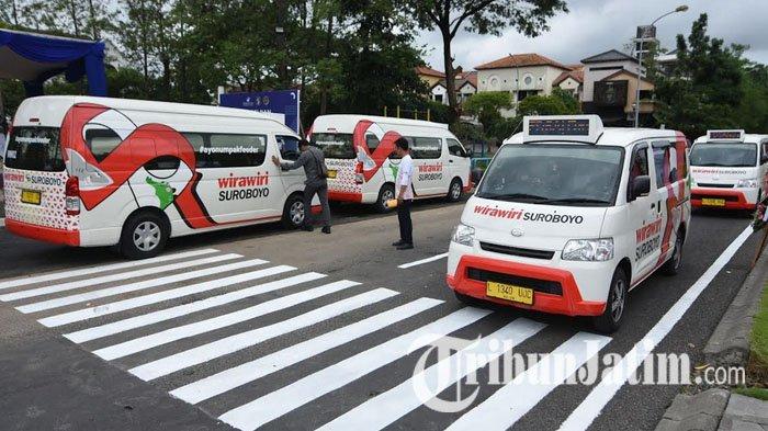 Penumpang Wirawiri Suroboyo 'Angkot Ber-AC' Tembus 2.500 Sehari, Armada ...