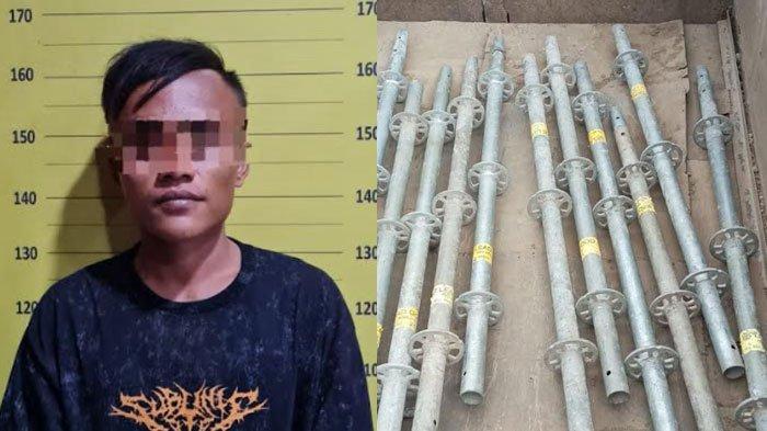 Curi Besi Tol Probowangi, Pemuda 23 Tahun di Probolinggo Terancam 5 Tahun Bui - Tribunjatim.com