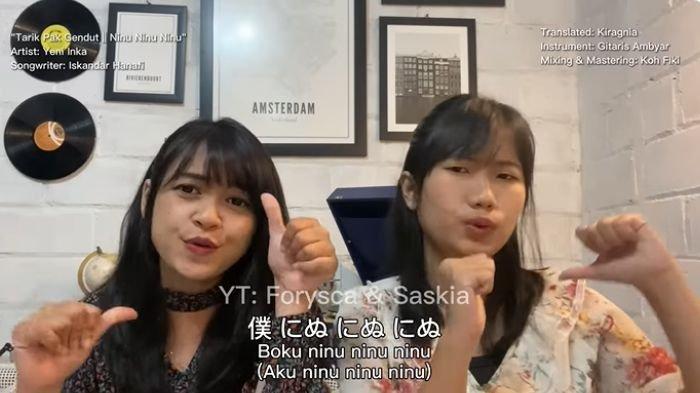 Lirik Lagu Tarik Pak Gendut Versi Jepang - Forysca dan Saskia, Viral di TikTok: Aku Ninu Ninu ...