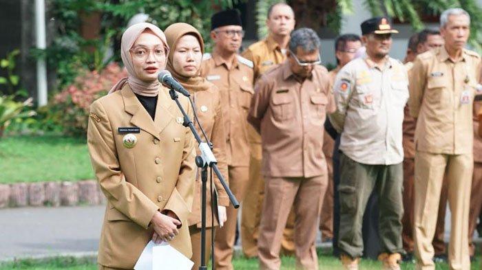 Pimpin Apel Pagi, Mbak Vinanda Ingatkan ASN di Kota Kediri Jaga Integritas dan Profesionalisme ...