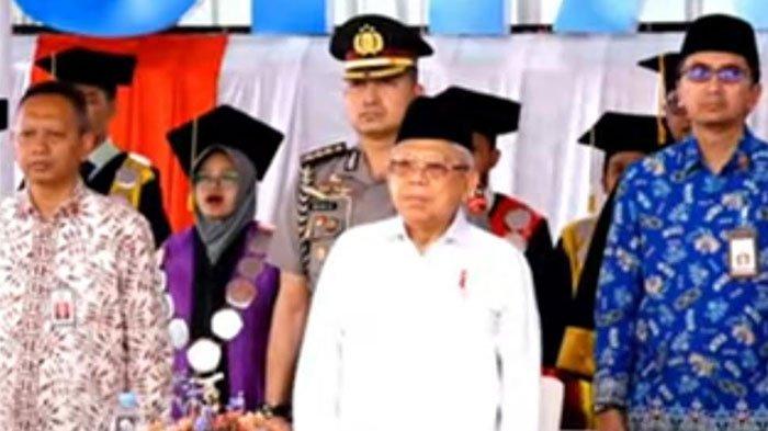 Datang ke Sumenep, Ini Pesan Penting Wapres RI Ma'ruf Amin saat Orasi Ilmial di Kampus Unija ...