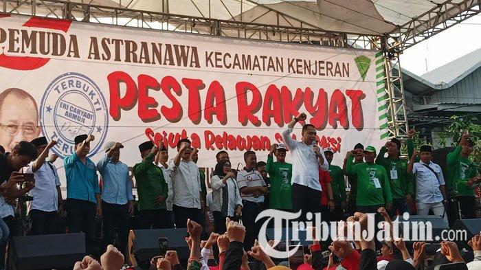 Hadiri Pesta Rakyat di Kenjeran Surabaya, Eri Cahyadi Janji akan Peduli ...