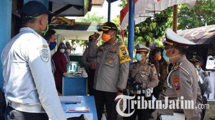 Kapolres Pamekasan Mengecek Posko Mudik dan Pelayanan Covid-19 ...